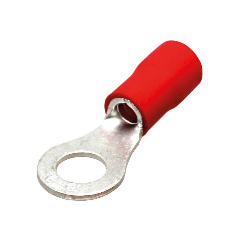 Terminal Olhal Pré-Isolado 0.5 a 1.5MM Vermelho Unidade