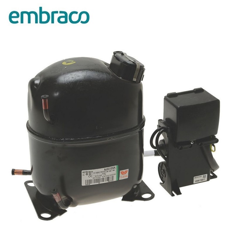 Compressor NJ2212GK com Válvula Baixa Pressão R404A EMBRACO